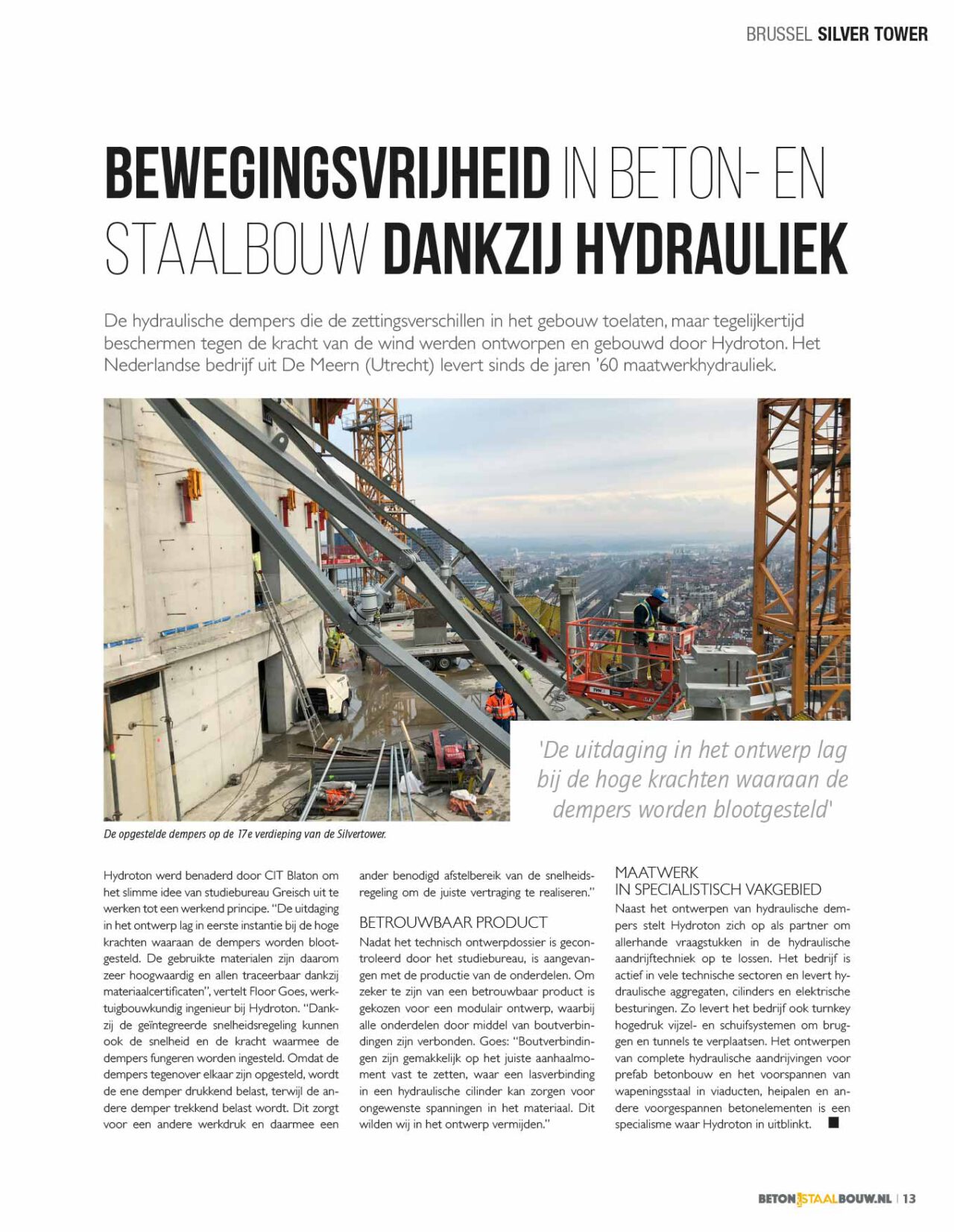 Hydroton: hydraulics at its best - Hydroton | Hydraulic System Engineering